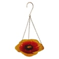 Aymzbd Hanging Bird Feeder Bird Bath Sturdy Large Capacity Floral Decor ...