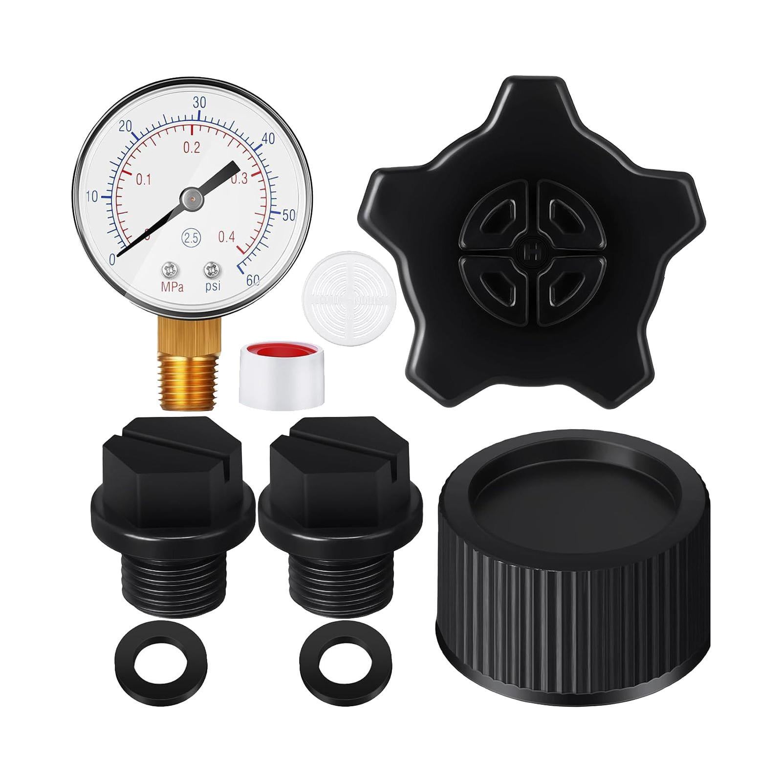 Aymzbd Pool Pressure Gauge Duable Replace Parts Professional Pool ...