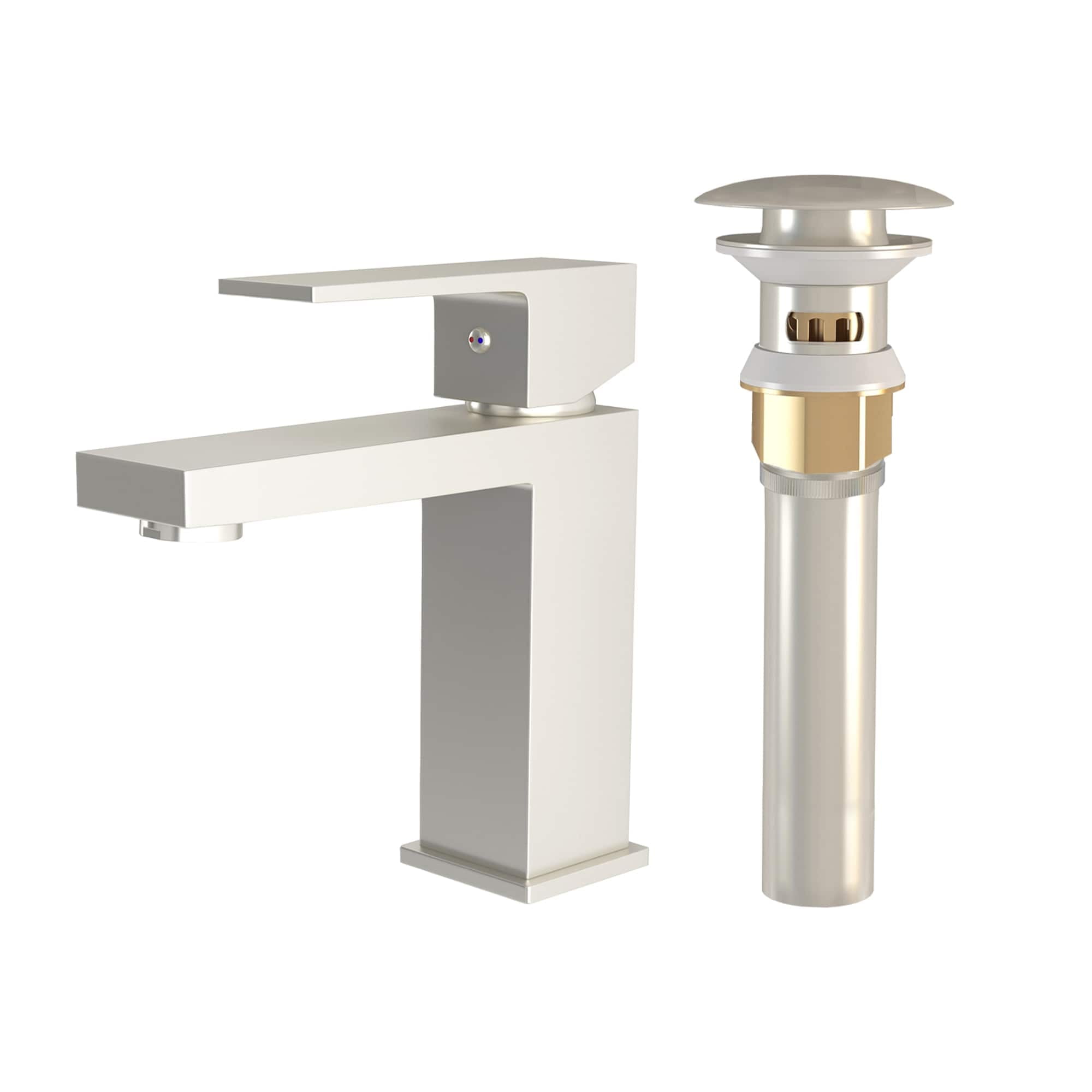 Ayna Decors Bathroom Sink Faucet Single Hole, Brass Single Handle ...