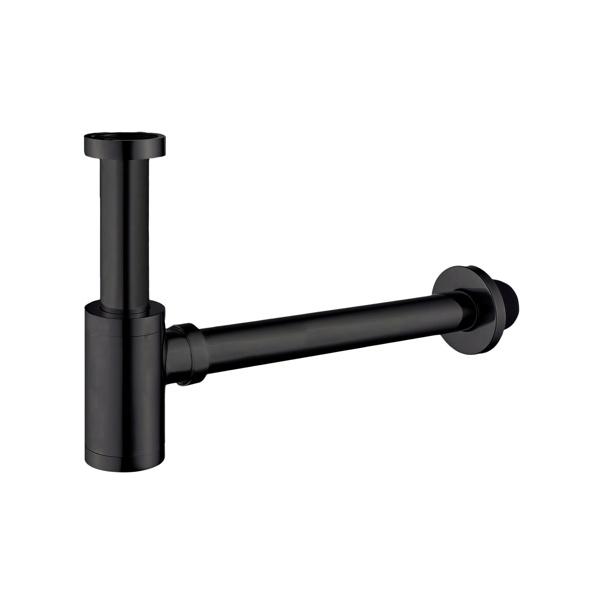Ayna Decors Matte Black Sink Waste P Trap Drain Kit with Adjustable ...