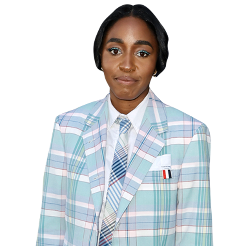 Ayo Edebiri (Blue) Half Body Buddy Cutout - Walmart.com