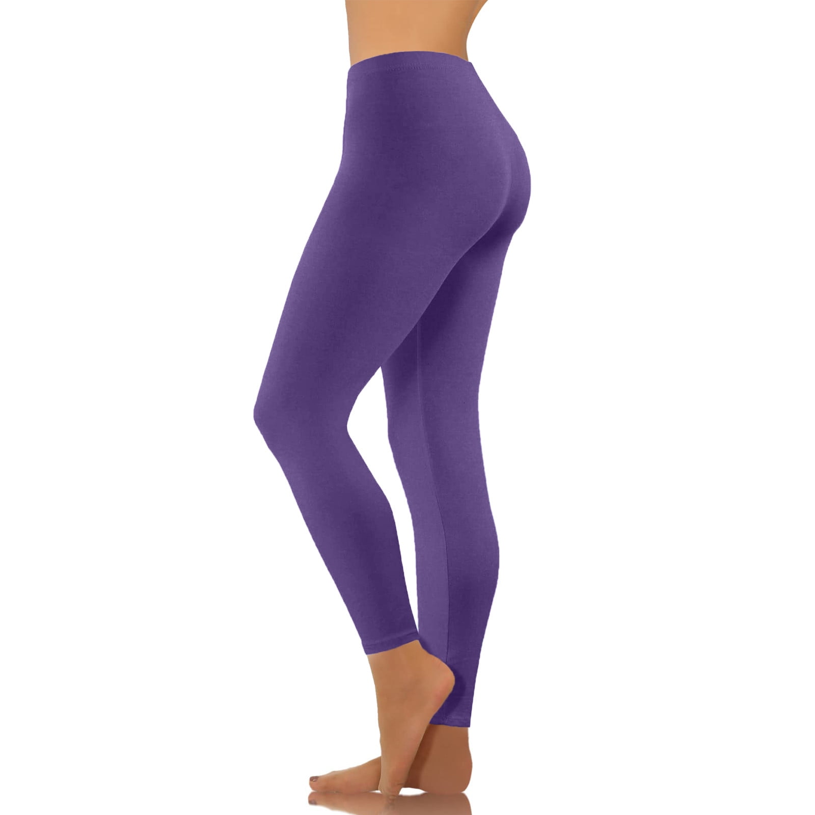 Ayolanni Solid Pants for Women Comfort Waist Casual Slim-Leg Pants ...