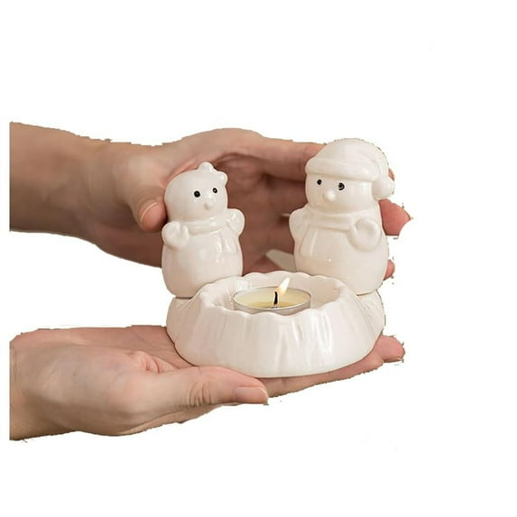 Ayprnig Winter Centerpieces For Table Snowman Christmas Decorations ...