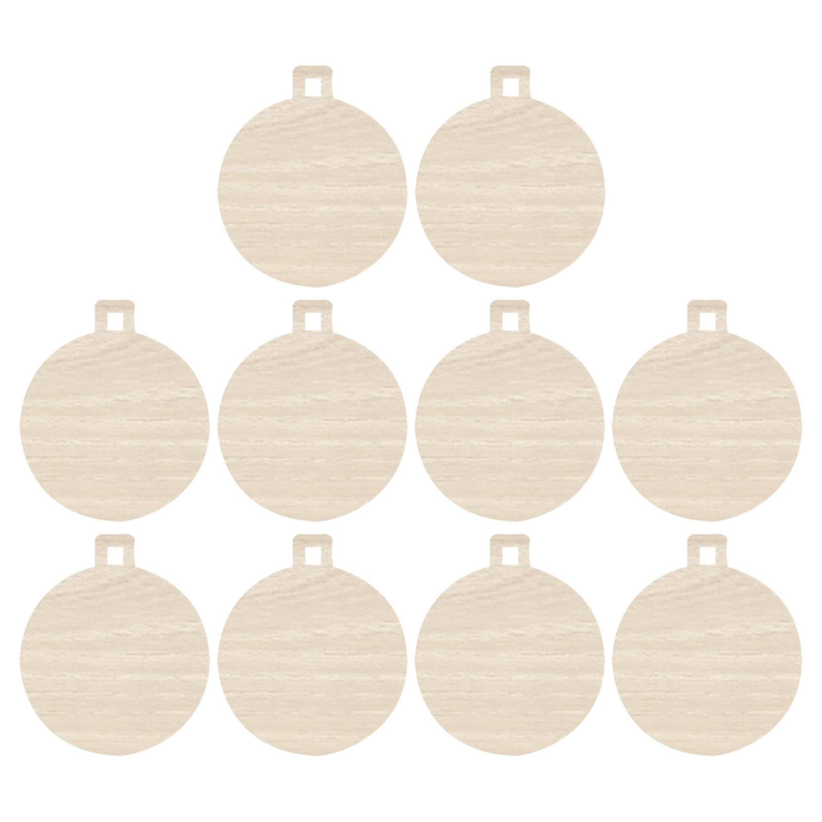 Ayprnig Wood Christmas Tree Ornaments Diy Christmas Ornaments 12 Pack ...
