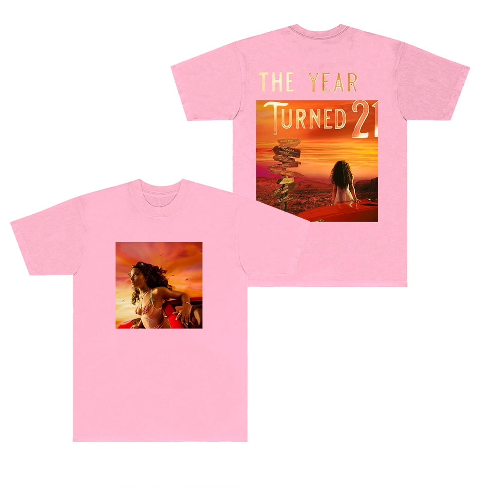 Ayra Starr The Year I Turned 21 Merch T-shirts Summer Women Men Fashion ...