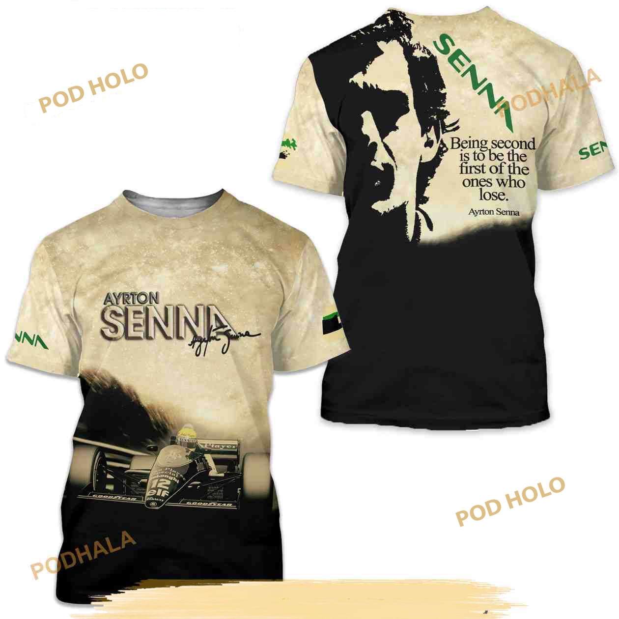 Ayrton Senna 3D Shirt - Walmart.com