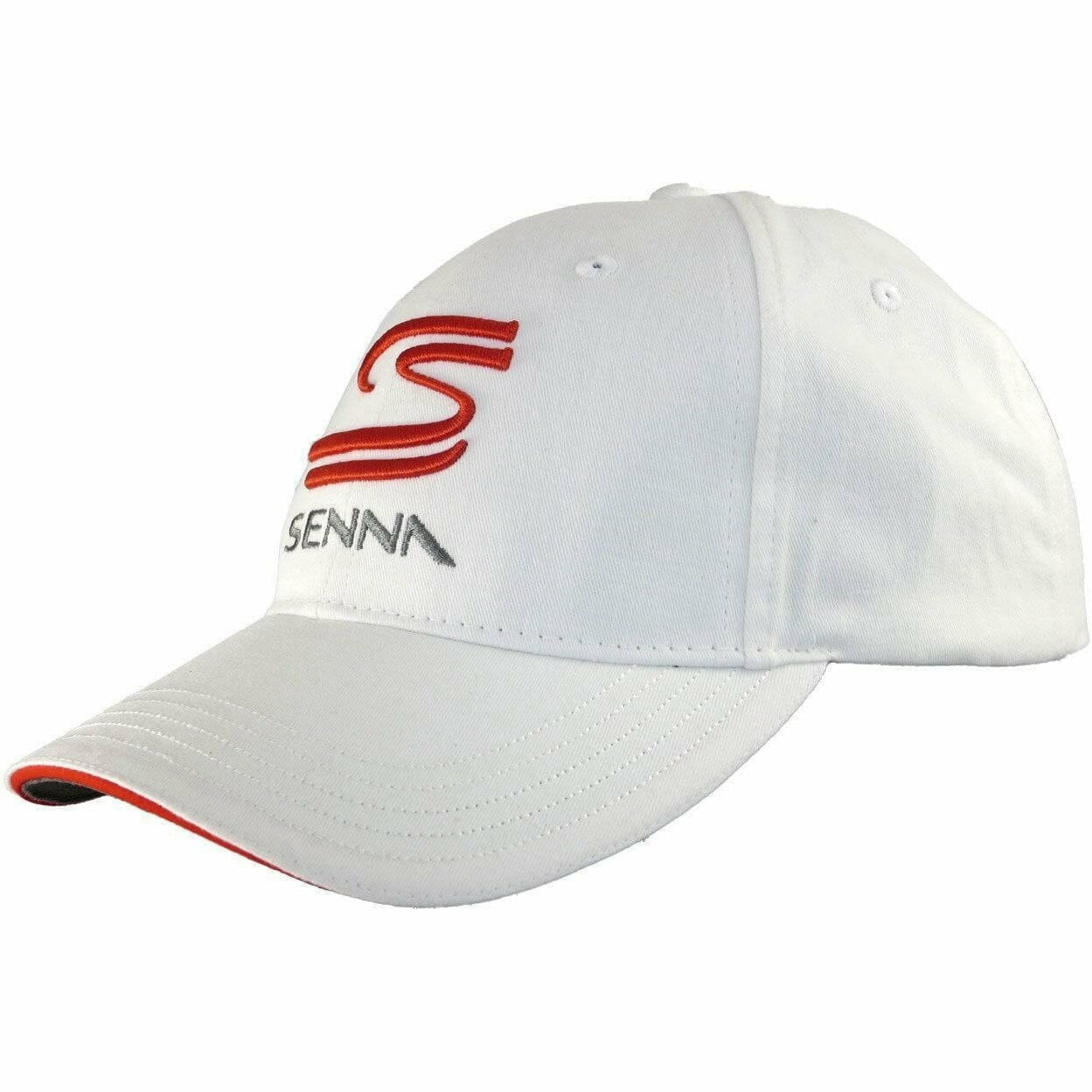 Ayrton Senna Authentic White hat with "Double S" Logo - Walmart.com