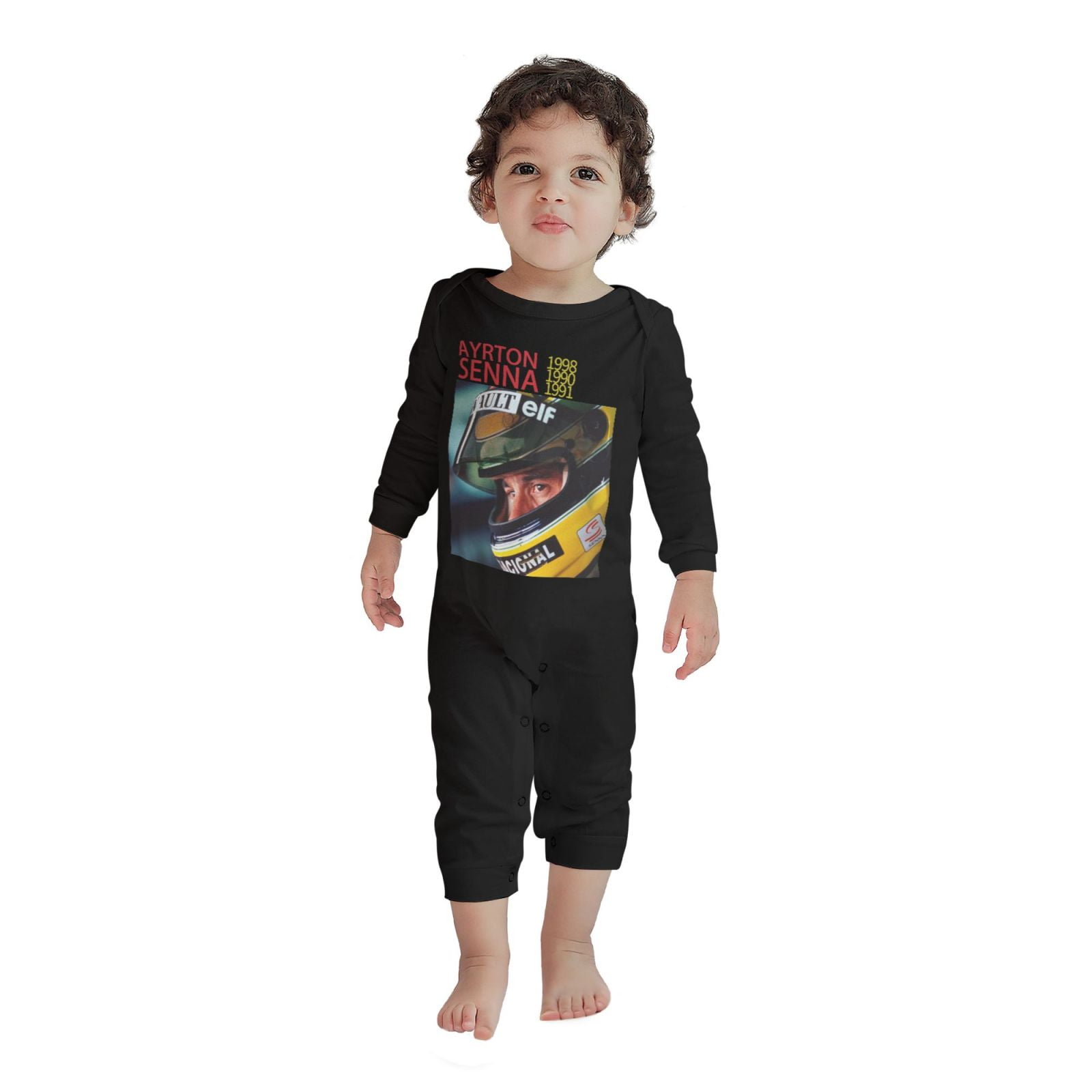 Ayrton Senna Baby Crawler Boy Girl Rompers Bodysuit Long Sleeve ...