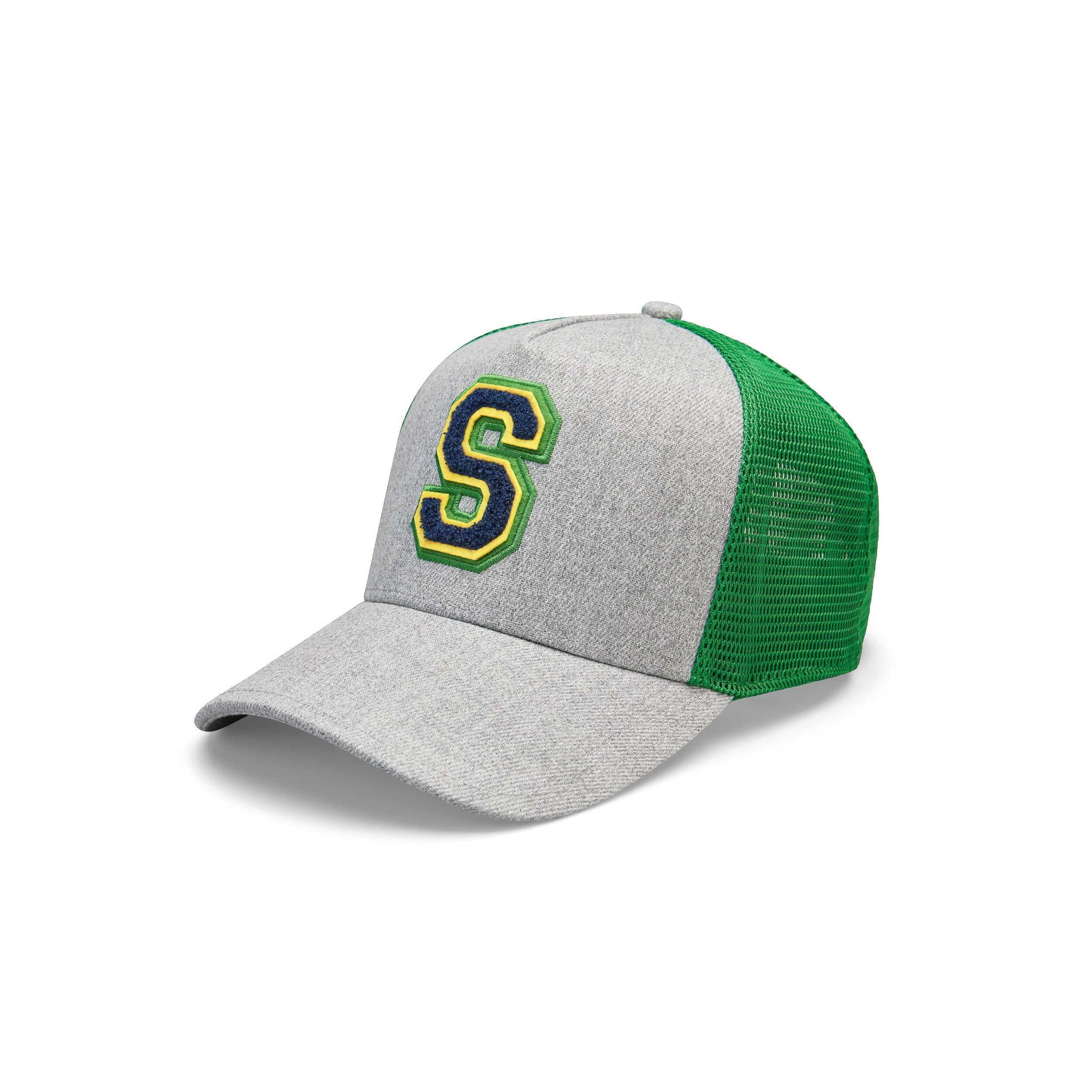 Ayrton Senna Collegiate Hat - Grey/Navy - Walmart.com