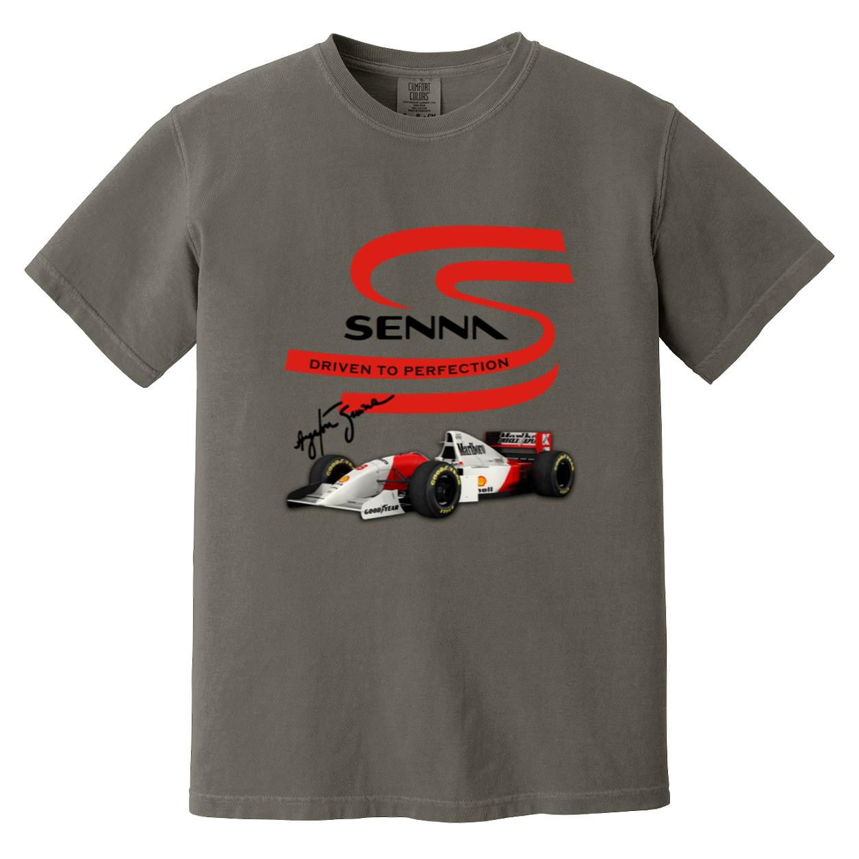 Ayrton Senna F1 Fan Edition Motorsport Legacy Tribute Comfort Color T-shirt, for men & women, up ...