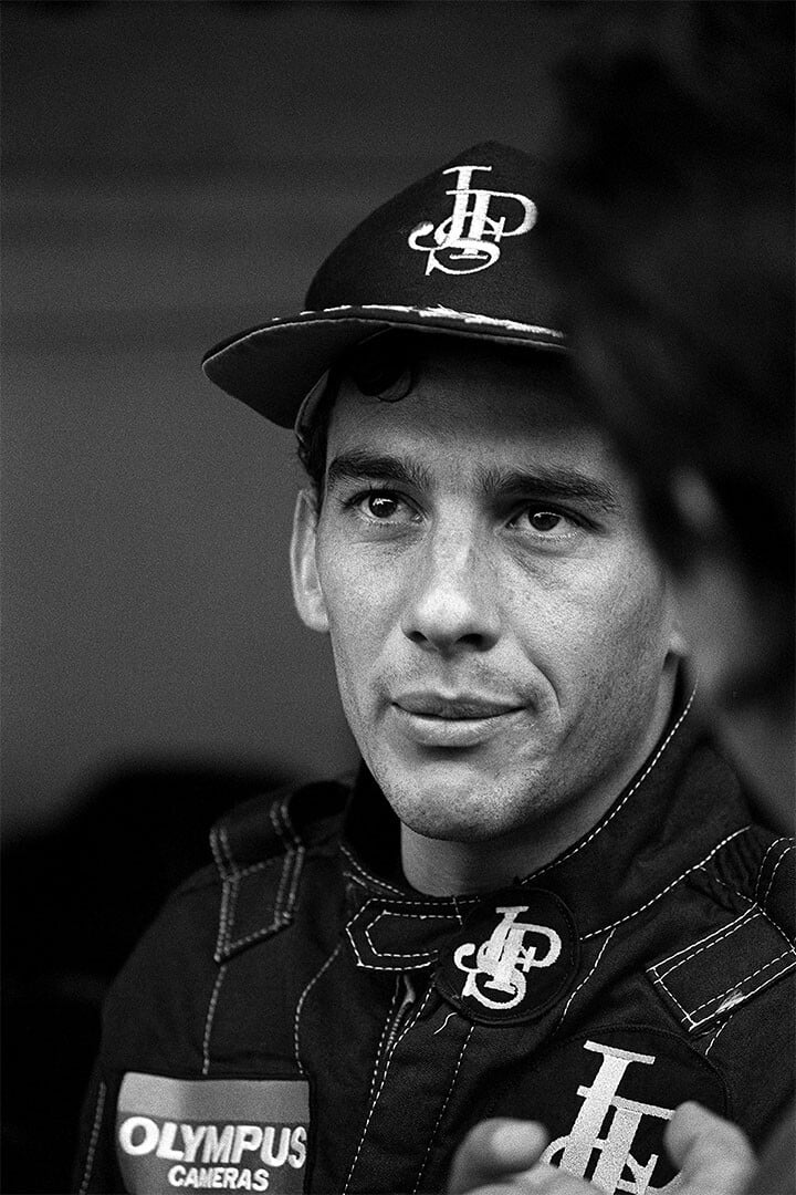 Ayrton Senna F1 Player Racing Car Sport Super Star Wall Art Home ...