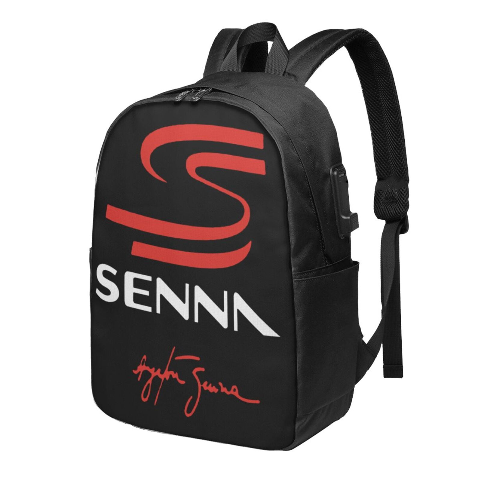 Ayrton Senna Fashion Backpack Fashion Travel Backpack Laptop Backpack ...