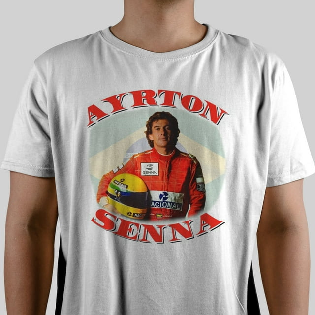 Ayrton Senna Lewis Hamilton Worn Style Formula One Racing Vintage 90s Bootleg Unisex T-Shirt ...