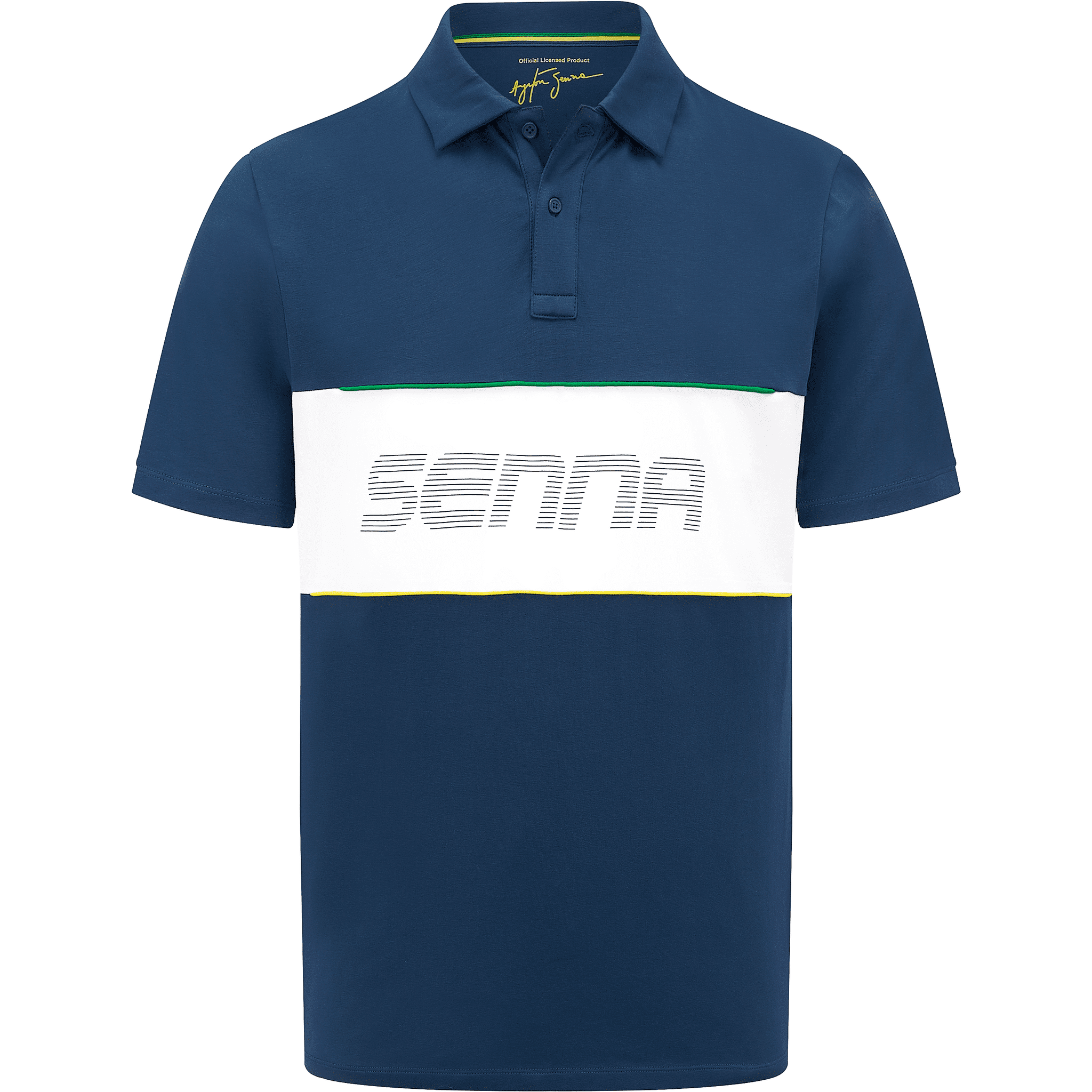 Ayrton Senna Men's Race Polo Shirt - Walmart.com