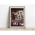 Ayrton Senna Monaco Grand Prix Formula 1 Racing Poster Vintage F1 Wall ...
