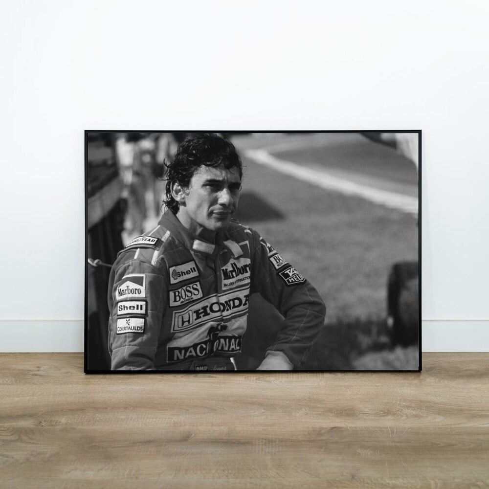 Ayrton Senna Poster, Ayrton Senna Print, Formula 1 Wall Art, Formula 1 ...