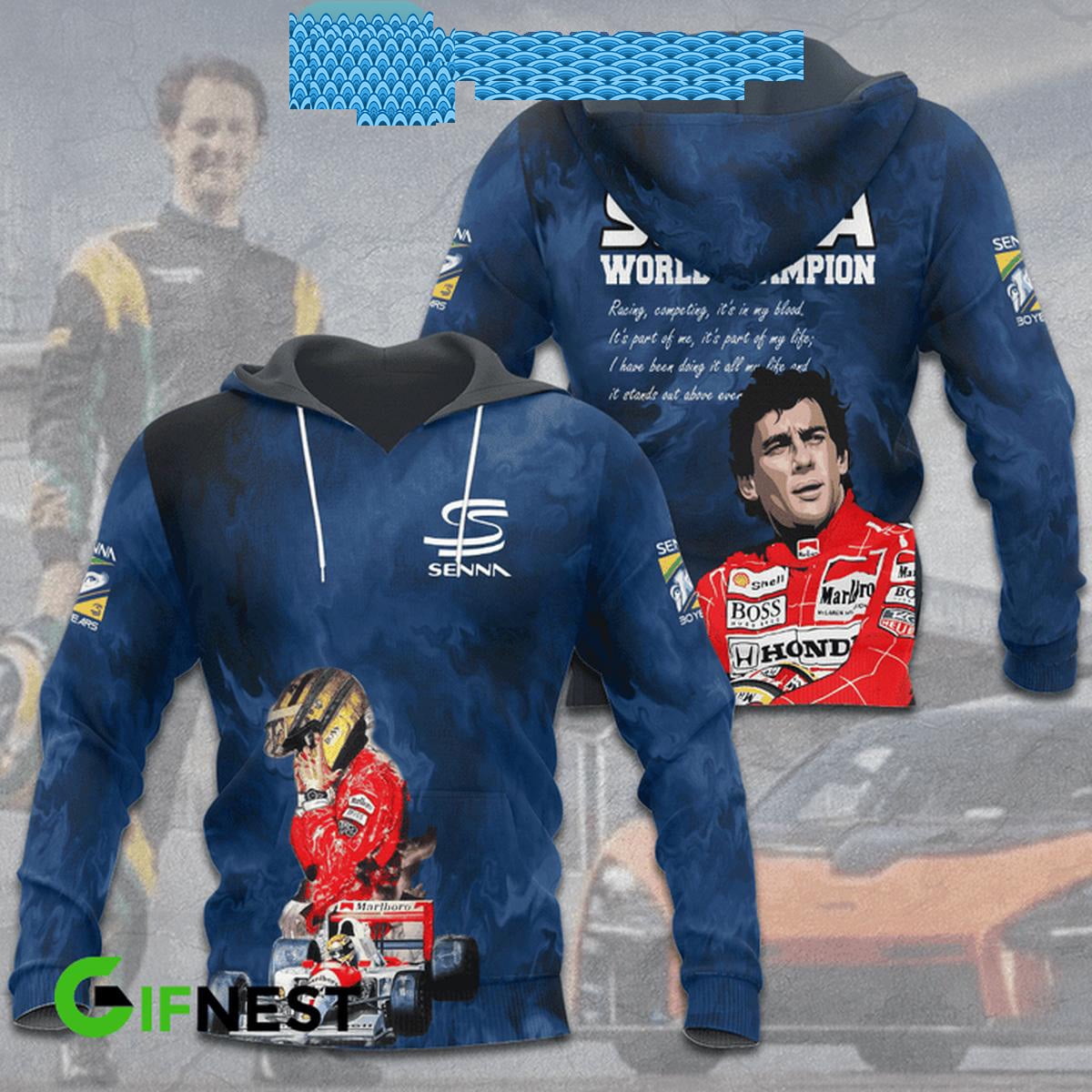 Ayrton Senna Racing Competing Its In My Blood 1988 World Champions ...