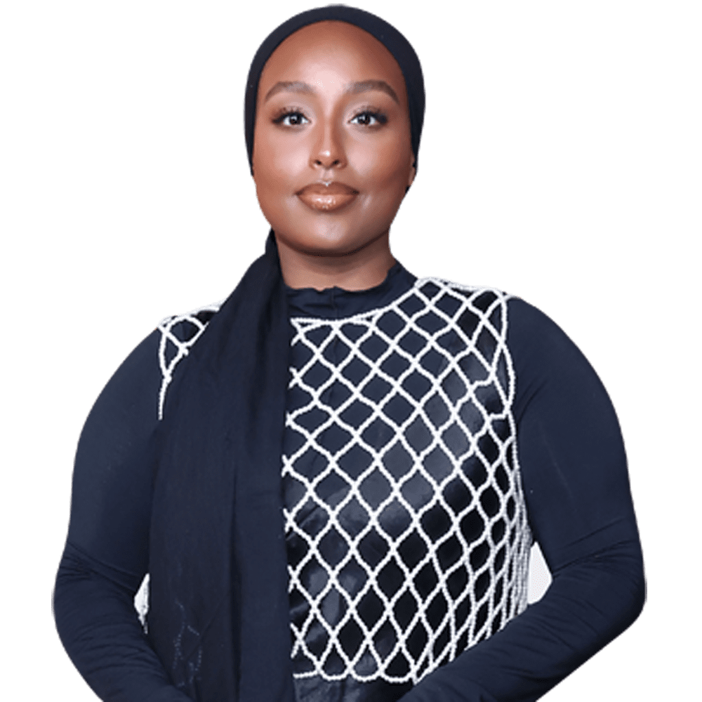Aysha Harun (Black Outfit) Half Body Buddy Cutout - Walmart.com