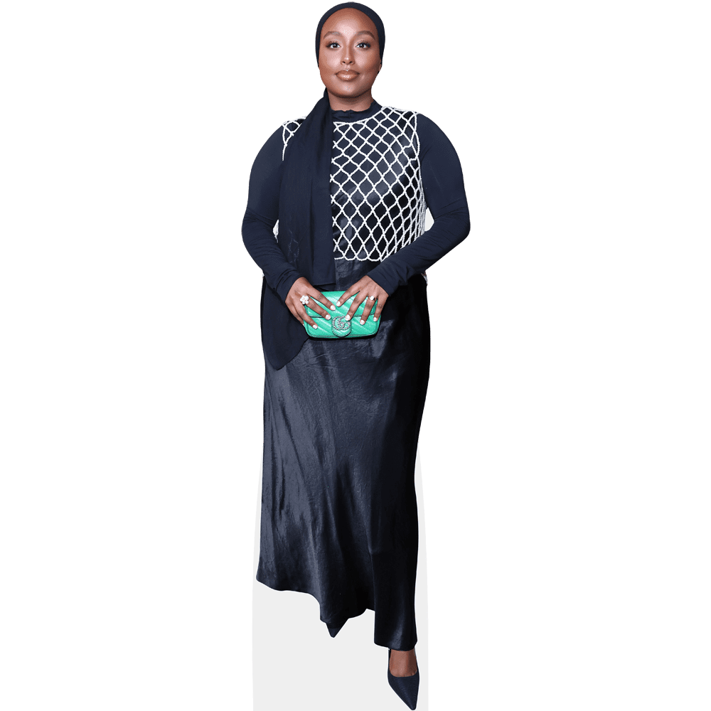 Aysha Harun (Black Outfit) Mini Size Cutout. Standee. - Walmart.com