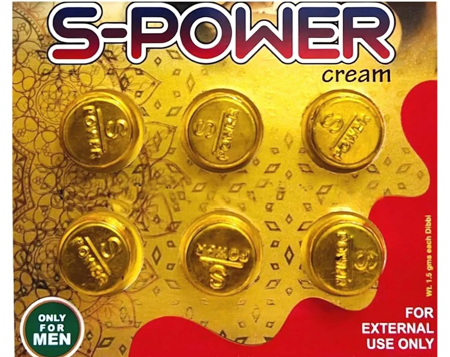 Ayurved Super Power Cream for Men Herbal Pack of 6 pcs x 15g - Walmart.com