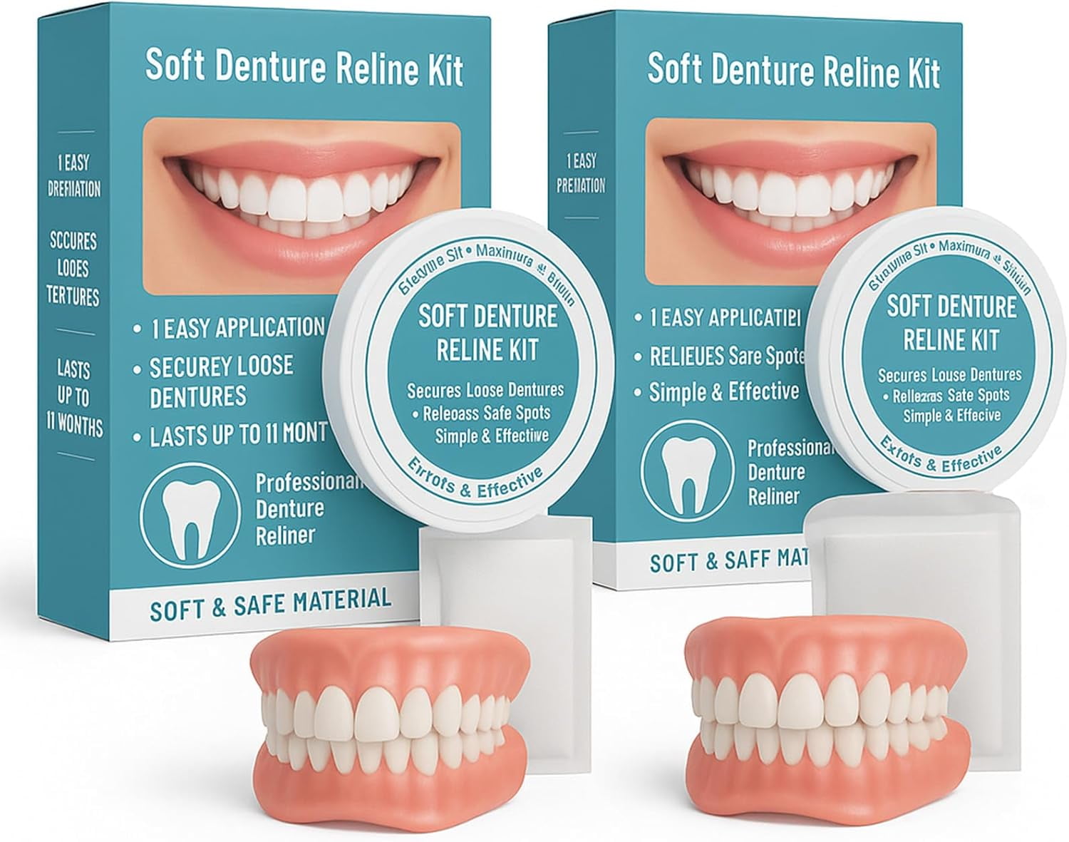 Ayyecoeeye Teeth, Ayyecoeeye Adjustable Snap-On Dentures, Whitening ...