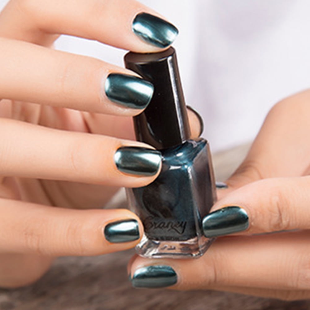 Ayyufe 6ml Metallic Chrome Mirror Effect Sexy Nail Art Polish Varnish