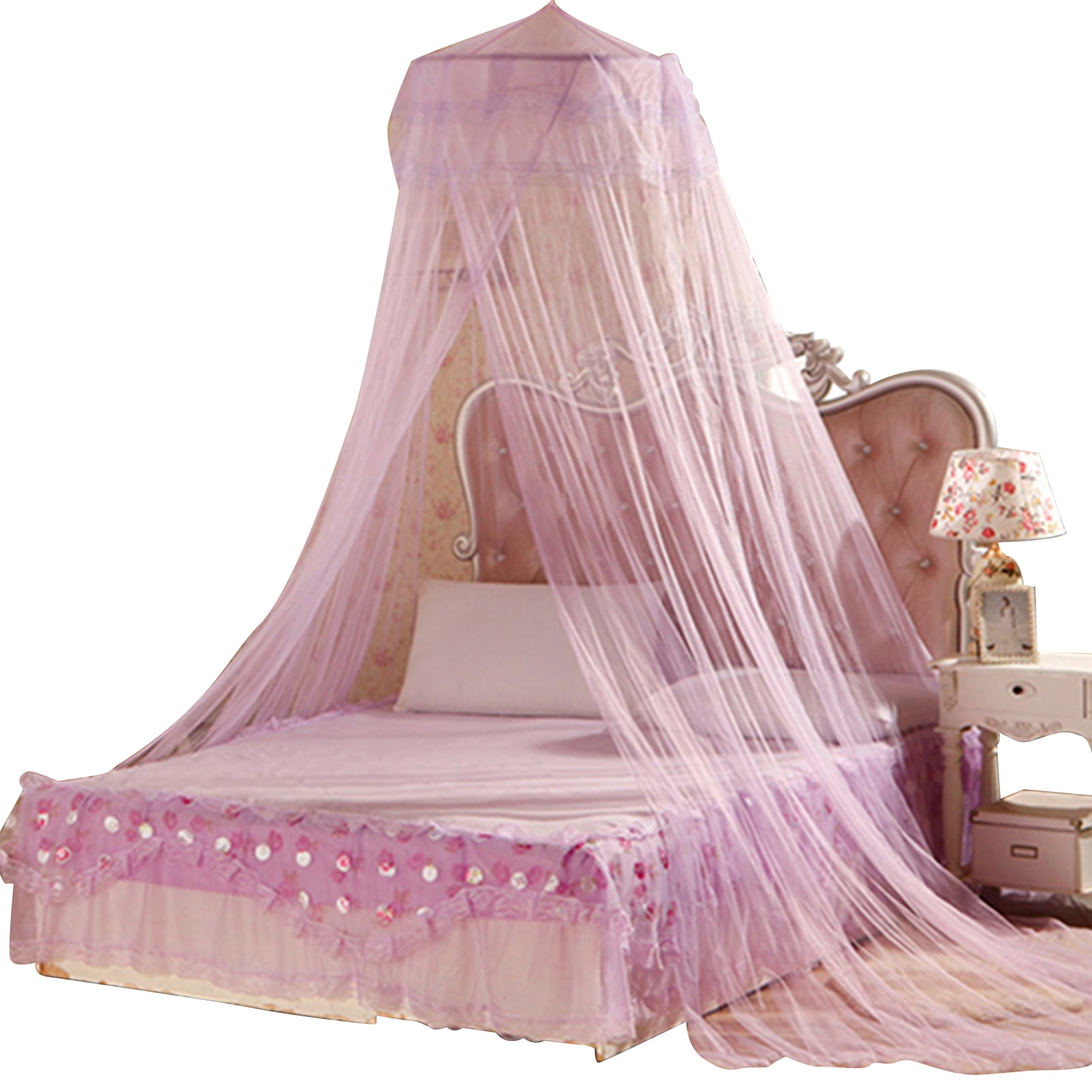 Ayyufe Luxury Mosquito Net Bed Canopy Bed Net Lace Translucent Elegant ...