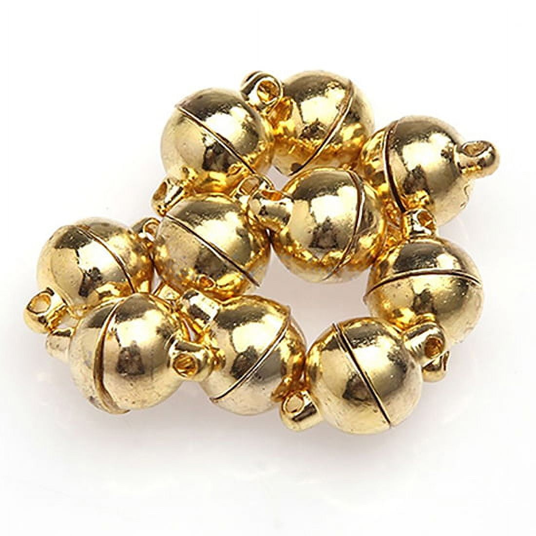 Ayyufe Pack Of 10 6mm/8mm Round Ball Magnetic Clasps All Match DIY ...