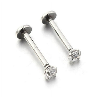 Labret Monroe Studs 14G & 16G Surgical Steel Randomly Styles Lot Of 10 ...