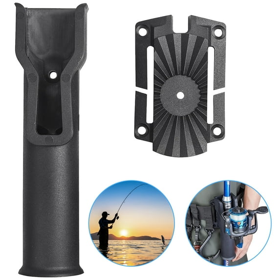 AzReference Wading Belt Fishing Rod Holder - Universal Fit, 2" Fishing ...