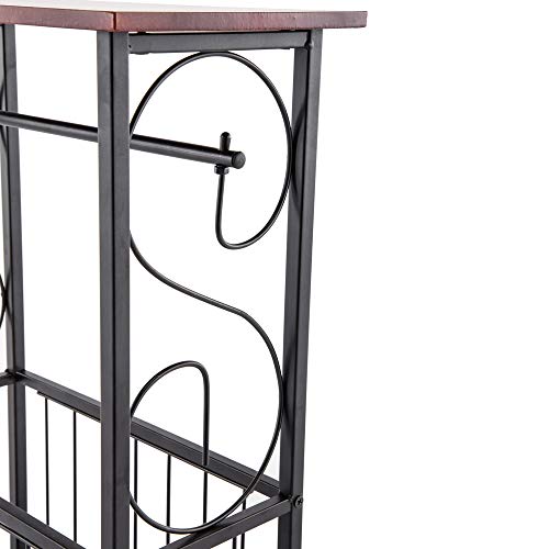 Azadx Decorative Bathroom Table, Toilet Paper Storage Table Stand Shelf ...