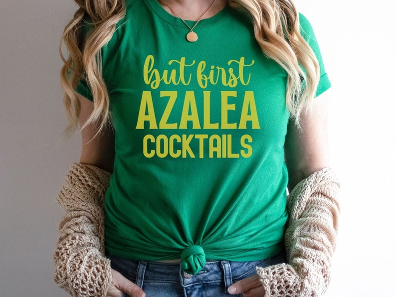 Azalea Cocktails Shirt Funny Augusta Golf Day Drinking Tee - Walmart.com