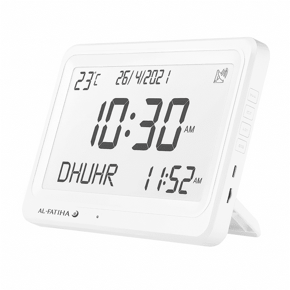 Azan Clock, Desktop Clock, Automatic Worldwide Digital Prayer Clock ...