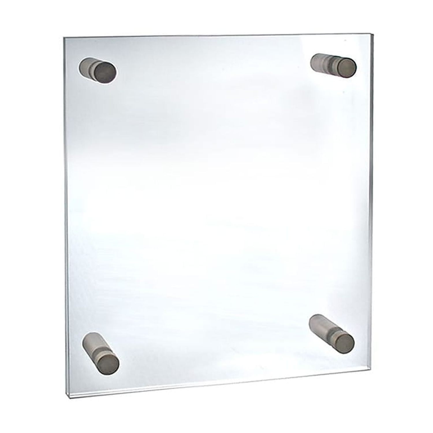 Azar 11" x 14" Standoff Acrylic Sign Holder With Caps Clear 105510 ...