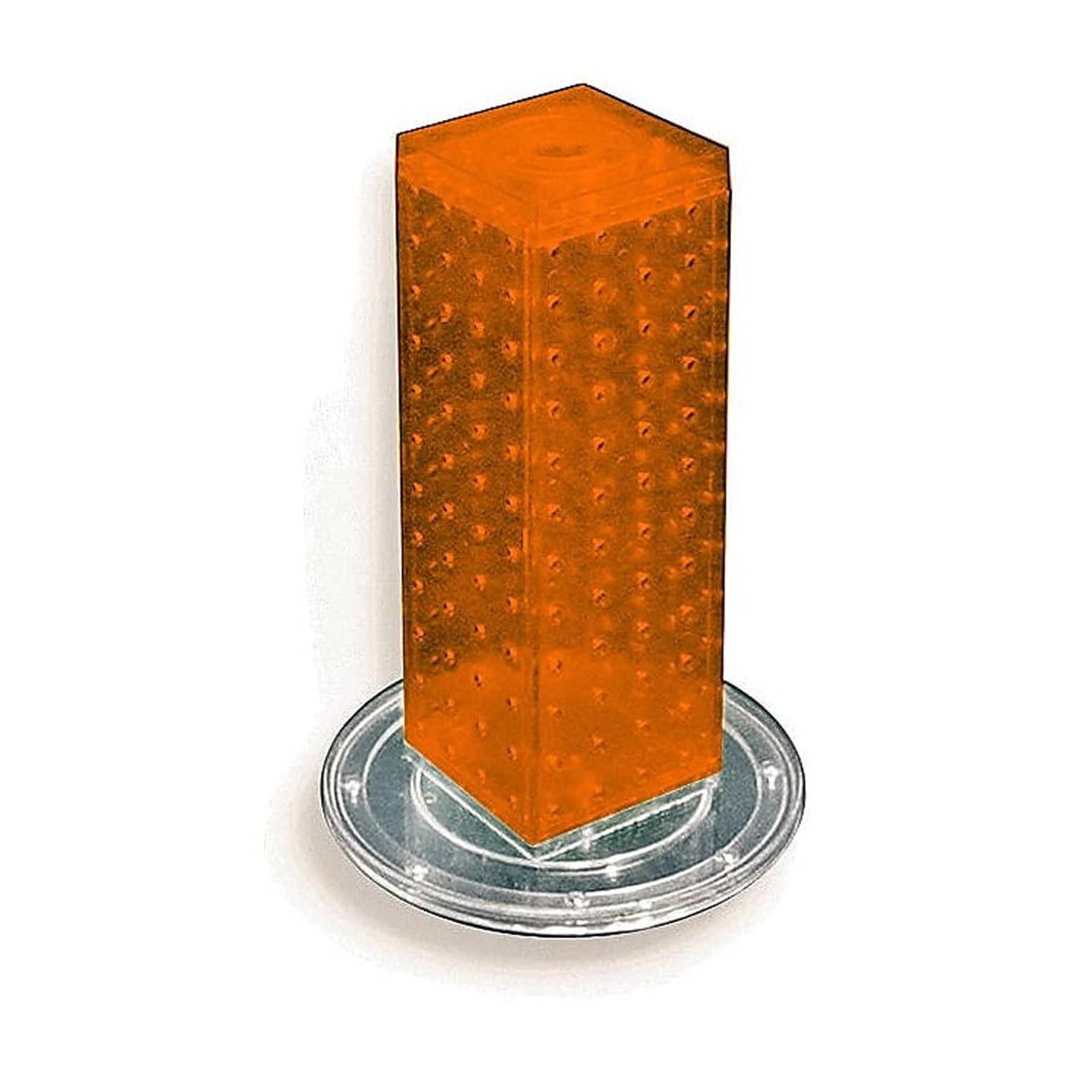 Azar 12"(H) x 4"(W) x 4"(D) 4-Sided Revolving Pegboard Counter Display ...