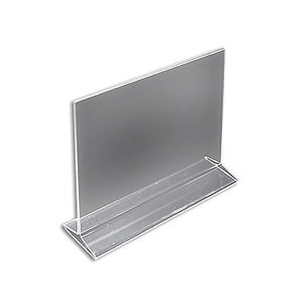 Azar 142712 11" W x 8.5" H Top-Load Acrylic Sign Holder, 10Pack ...