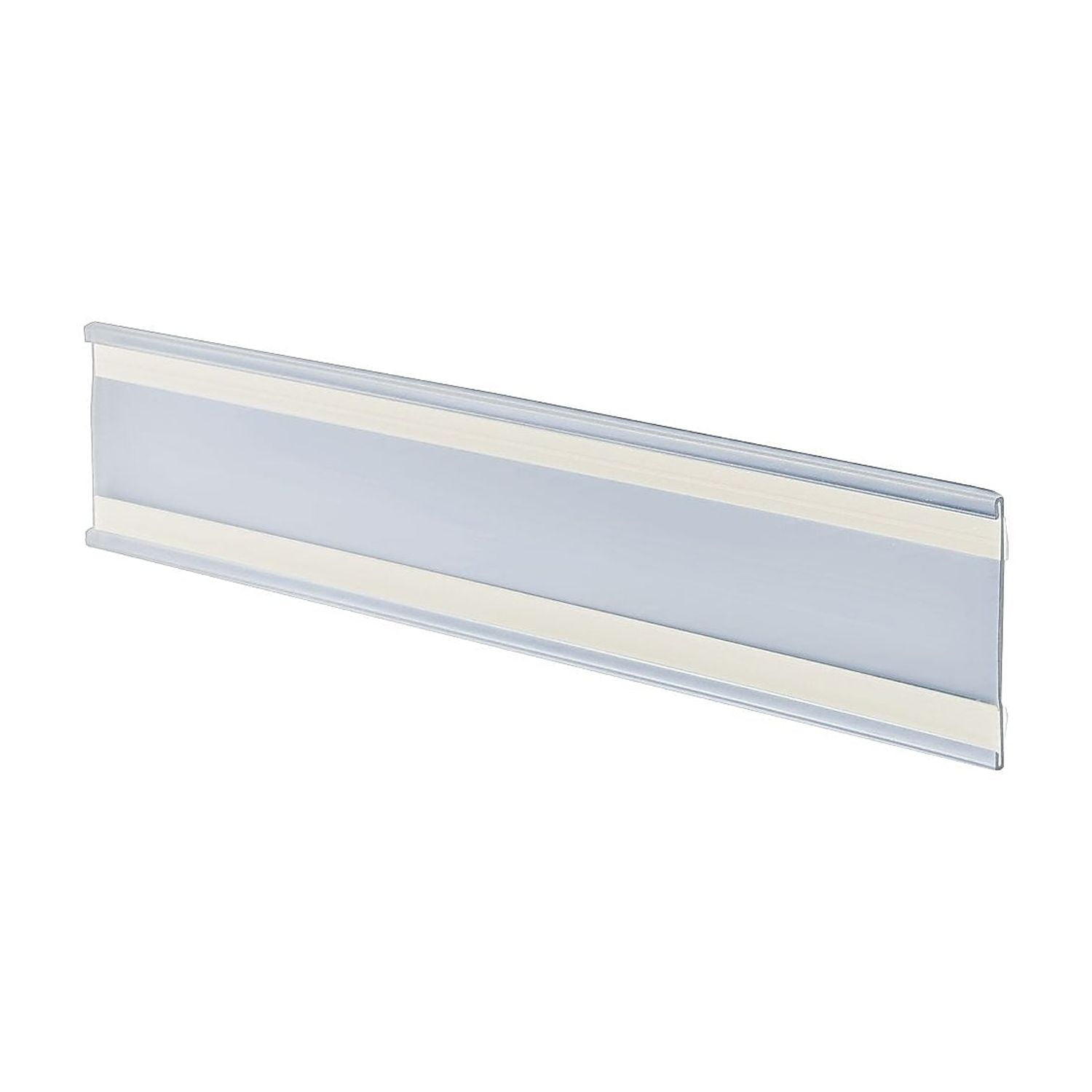 Azar 3" x 11" Plastic Adhesive-Back C-Channel Nameplates Clear 10/Pack ...