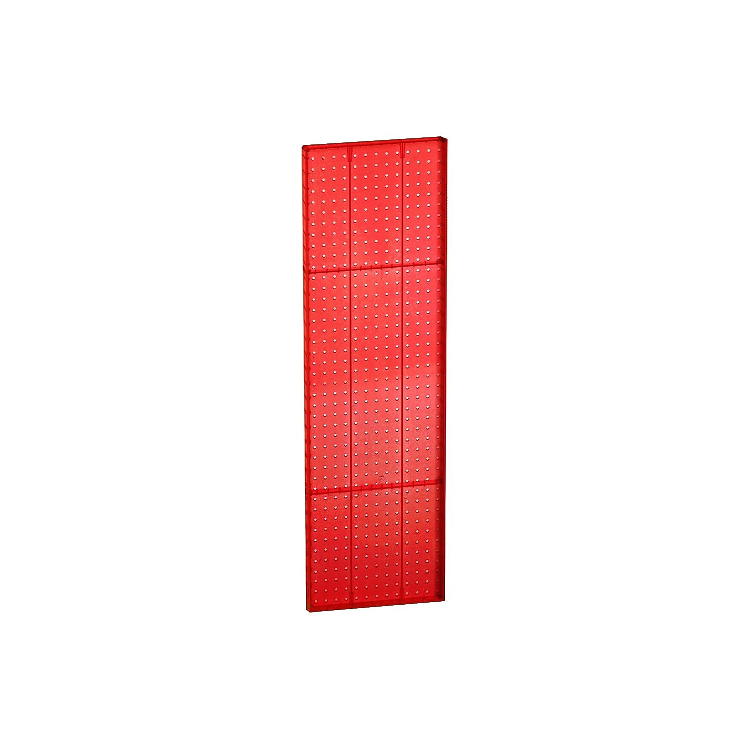 Azar 44"(H) x 13 1/2"(W) Pegboard 1-Sided Wall Panel Translucent Red 2 ...