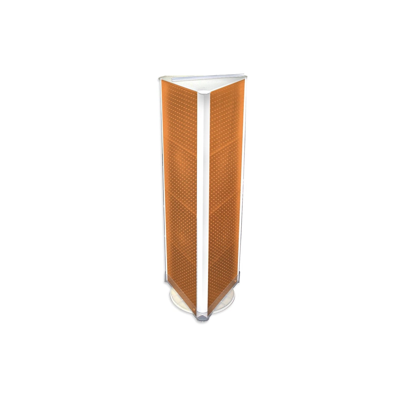 Azar 60"(H) x 16"(W) 3-Sided Pegboard Floor Display Orange 700450-ORG ...