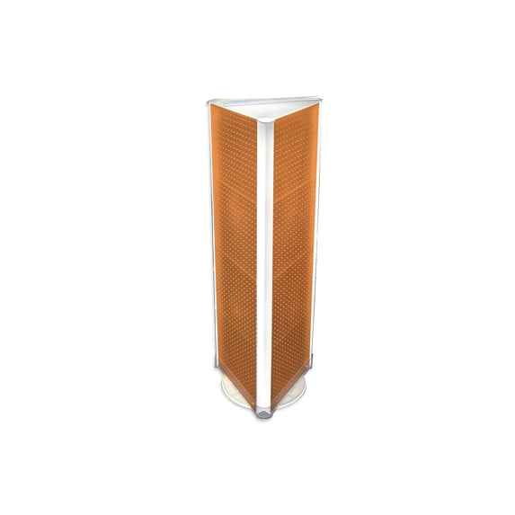 Azar 60"(H) x 16"(W) 3-Sided Pegboard Floor Display Orange 700450-ORG ...