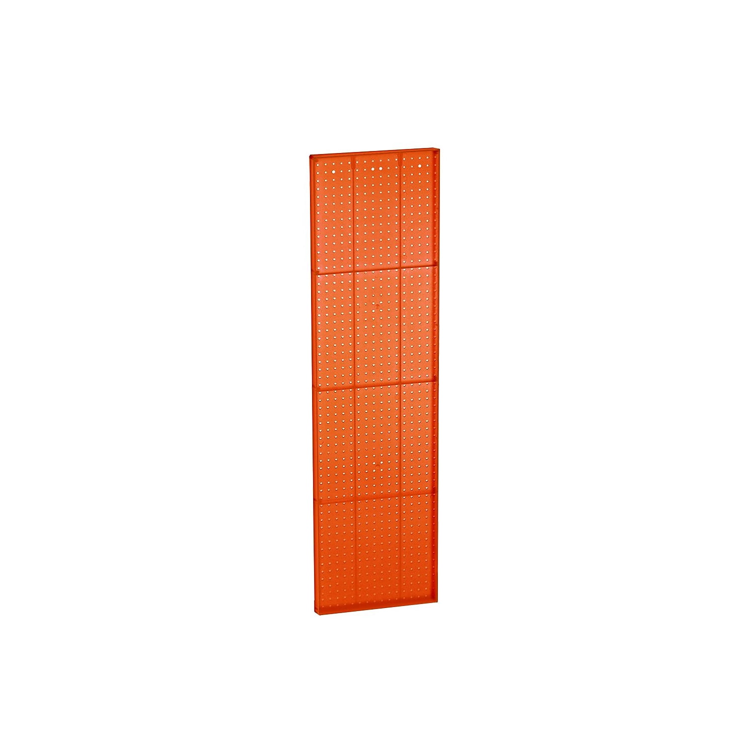 Azar 60"(H) x 16"(W) Pegboard Wall Panel Translucent Orange 2/Pack ...