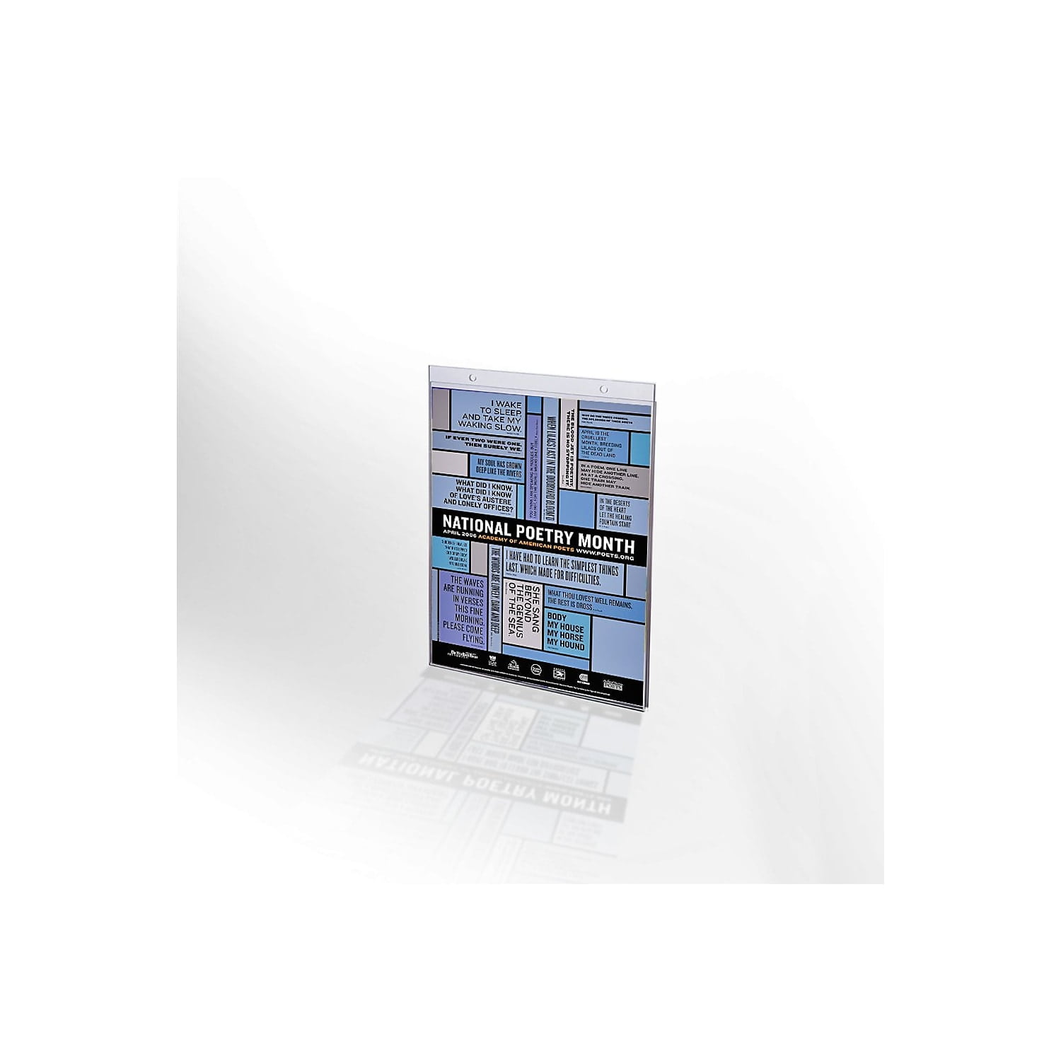 Azar 7"(H) x 5"(W) Wall U-Frame Holder Clear 10/Pack 162722 - Walmart.com