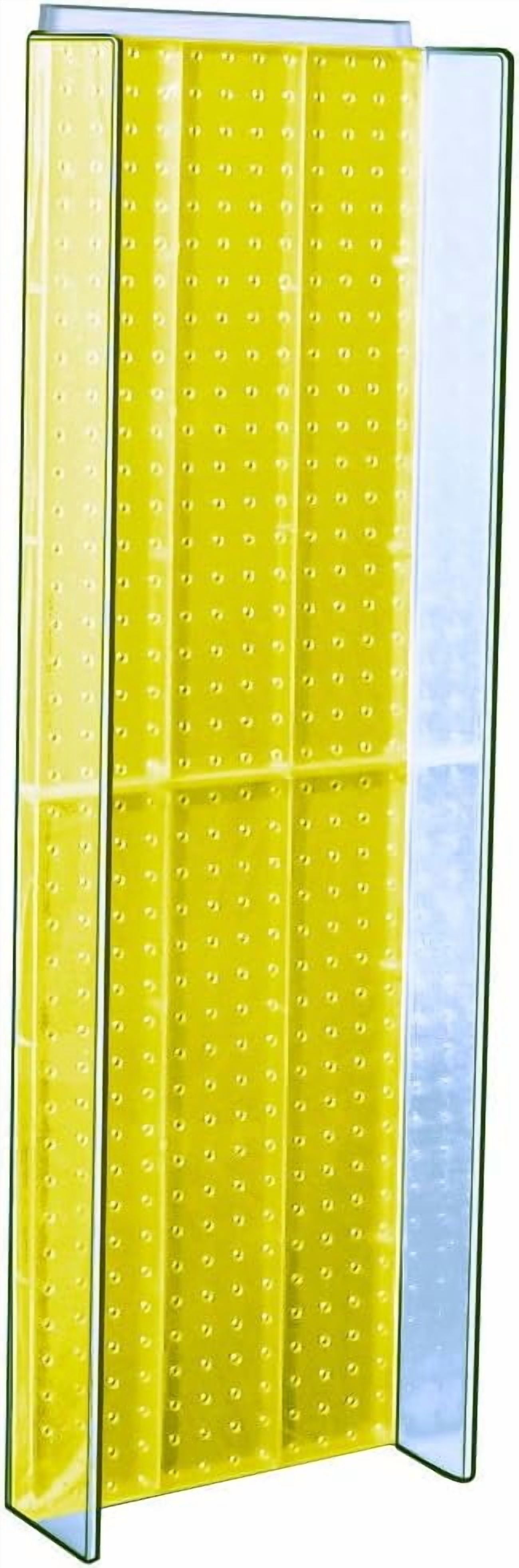 Azar 700350-YEL Pegboard Powerwing Display 13.75-Inch Wide by 44-Inch ...