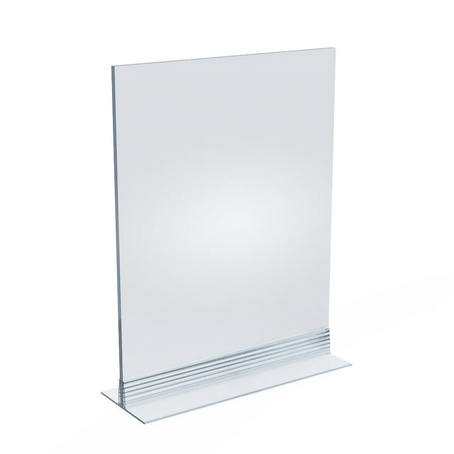 Azar Displays 102714 Clear Acrylic Double Sided Sign Holder 8.5" x 11 ...