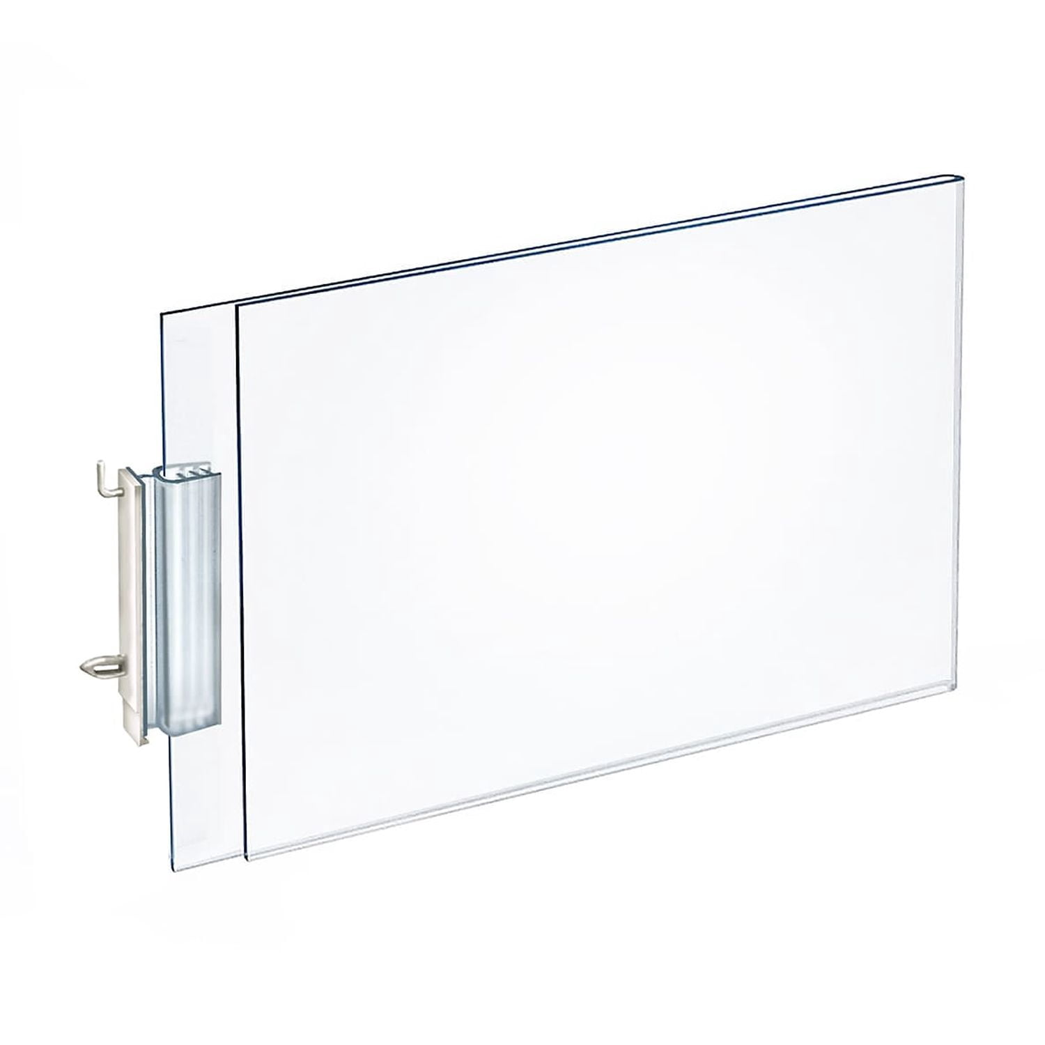 Azar Displays 103327 Two-Sided Acrylic Sign Holder with Pegboard ...