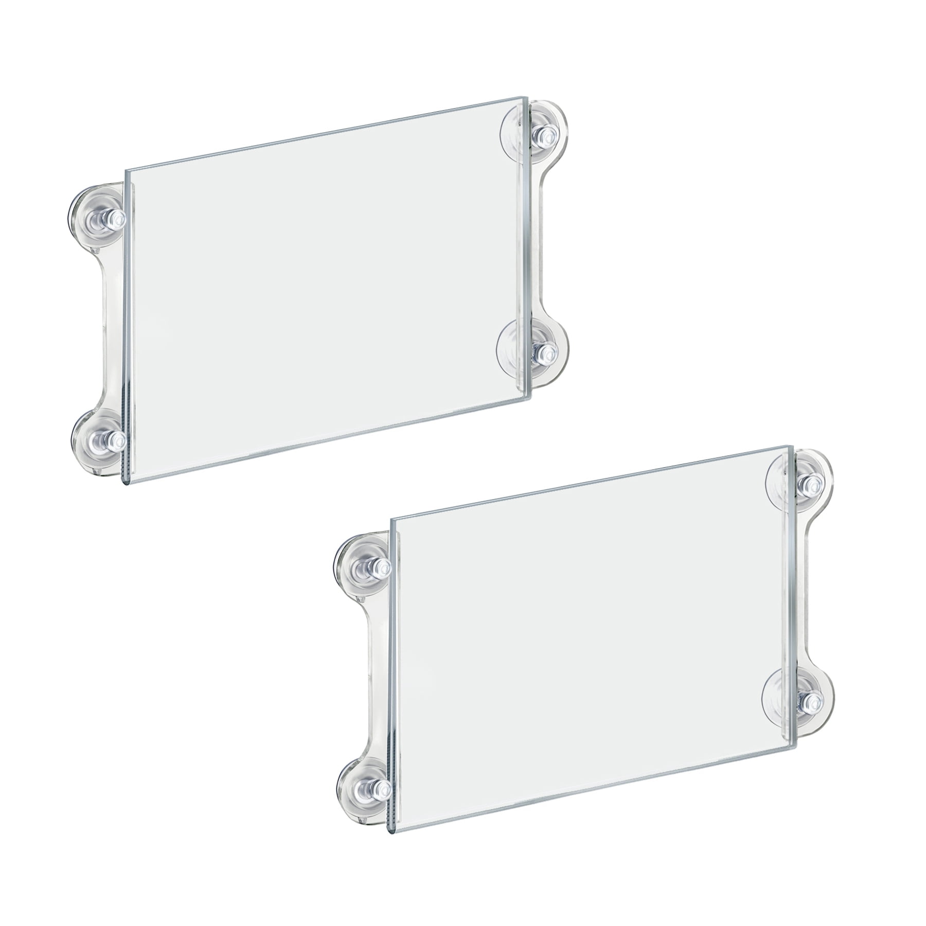 Azar Displays 106615 Clear Acrylic Window/Door Sign Holder Frame with ...