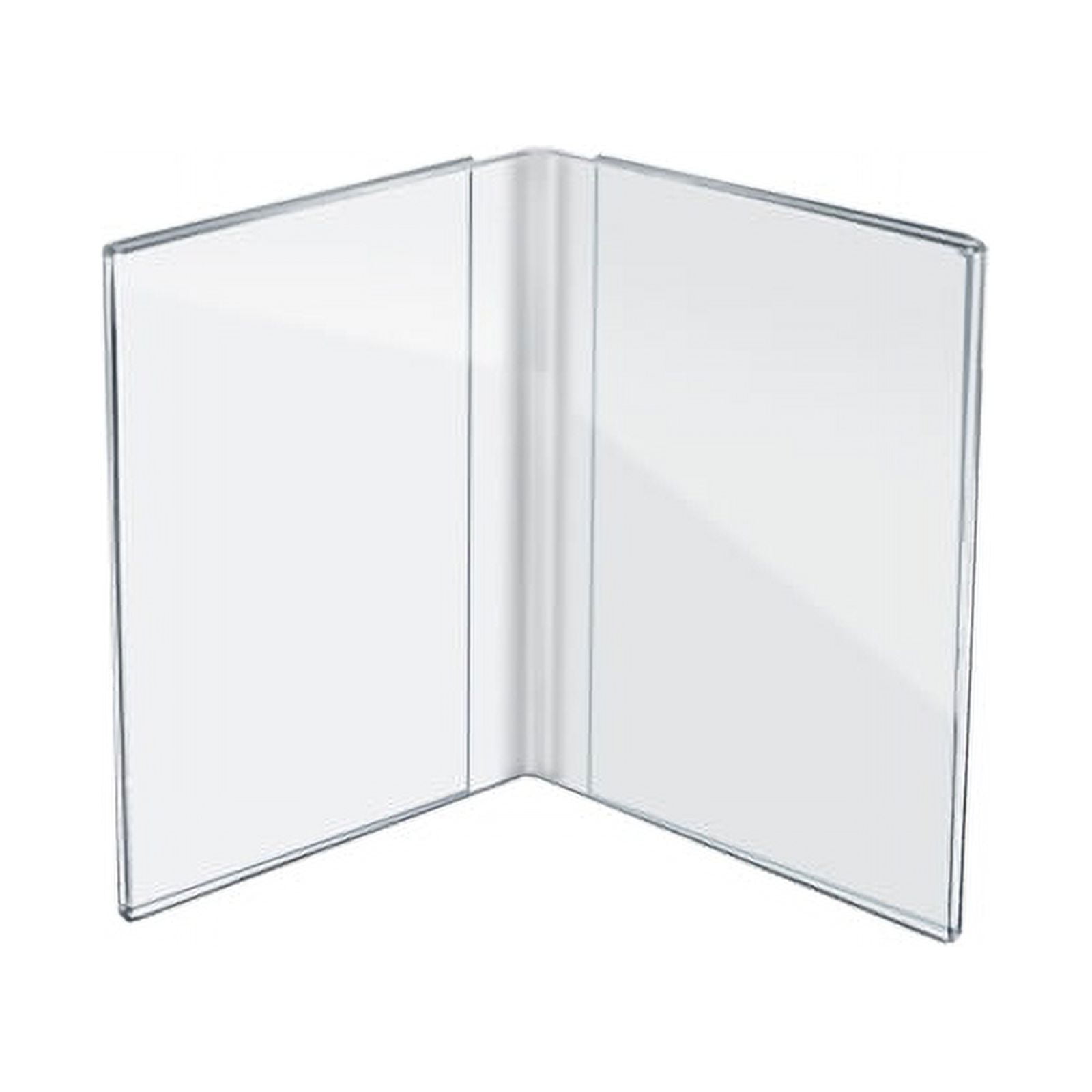 Azar Displays 107726 Clear Acrylic Double Photo Holder, Side by Side ...