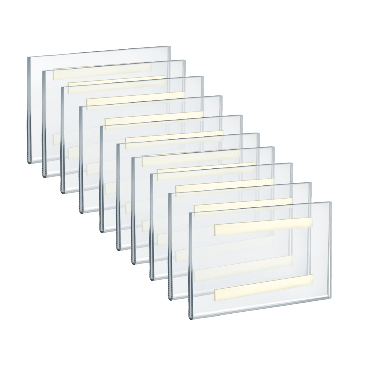 Azar Displays 122028 Self Adhesive Clear Acrylic Wall Sign Holder Frame ...