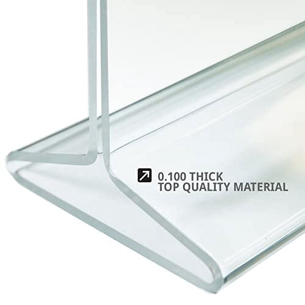 Azar Displays 142709 5.5-Inch Width by 7-Inch Height Top-Load Acrylic ...