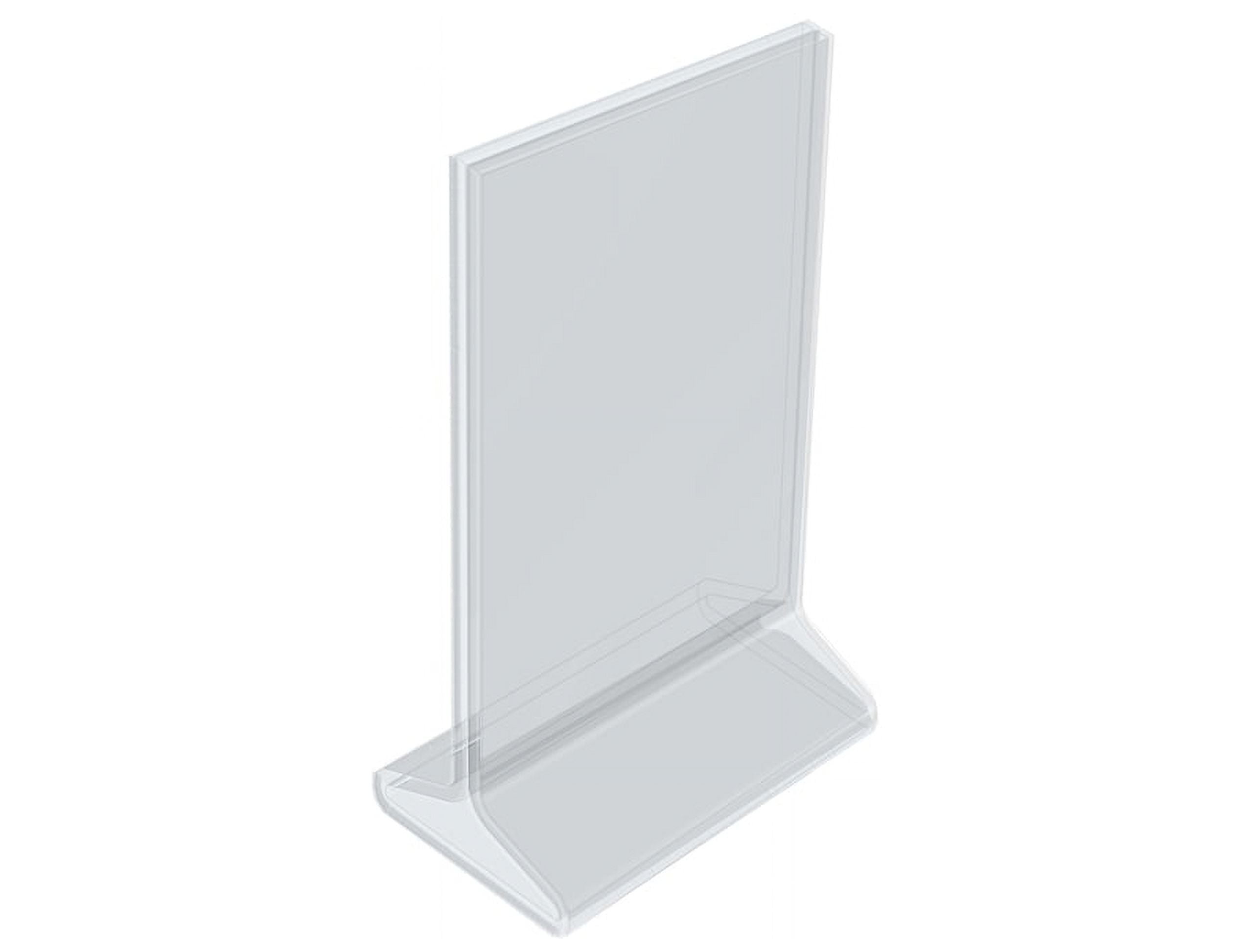 Azar Displays 142726 Top Loading Clear Acrylic T-Frame Sign Holder 4 ...
